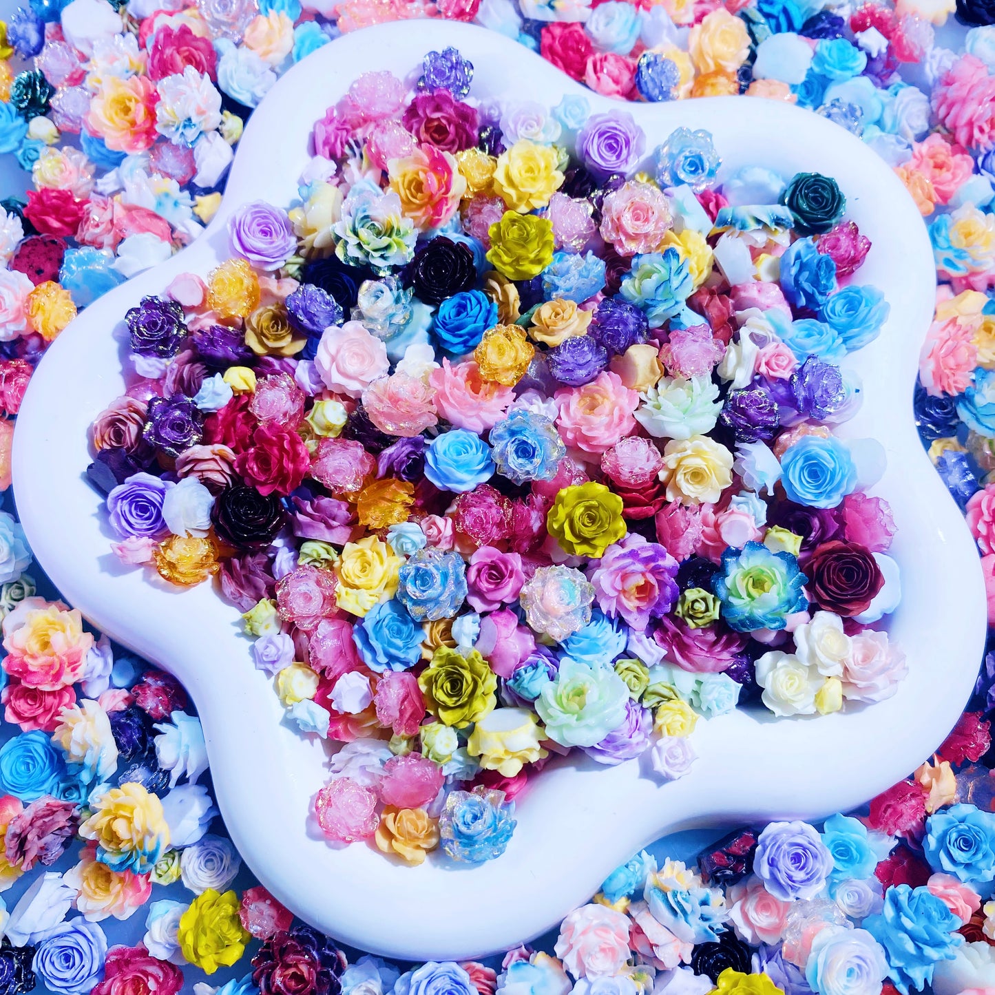 【New】【Key Chain/Jewelry】Live Product -Soft Flower Mix – SolinVintage