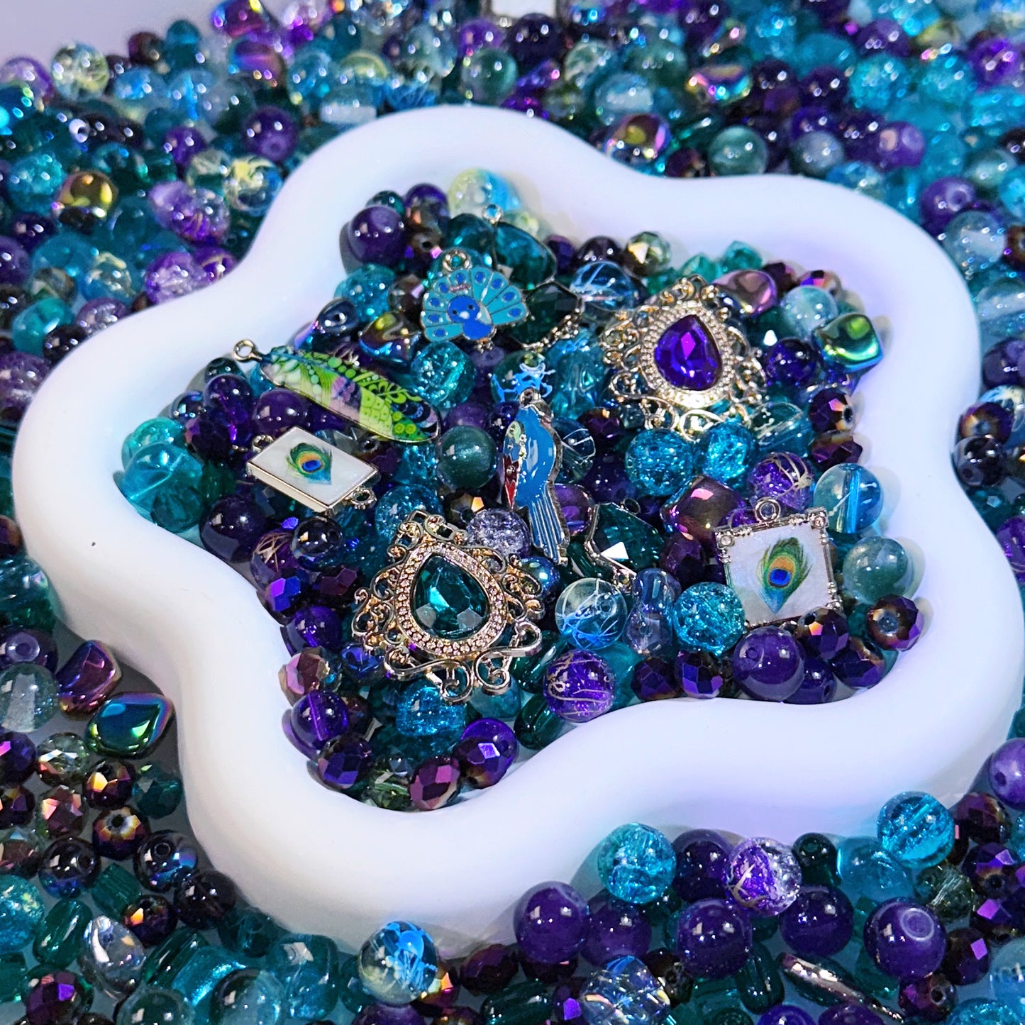 【NEW】【Key Chain/Jewelry】Live Product- Peacock Mix – SolinVintage